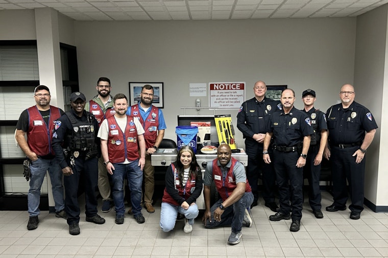 Lowe's of Statesville Donates New Grill and Treats to Police,