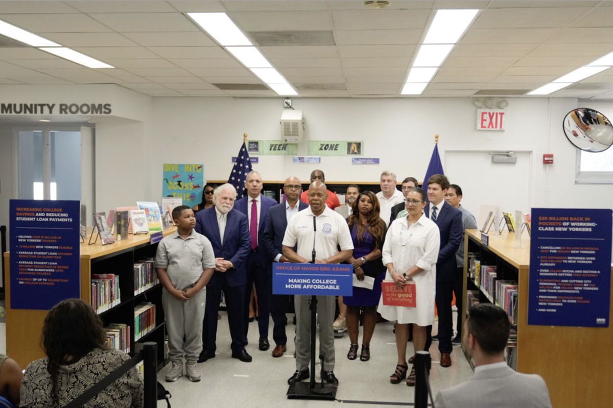 Mayor Eric Adams Bolsters NYC's Fight Against Student Debt Through