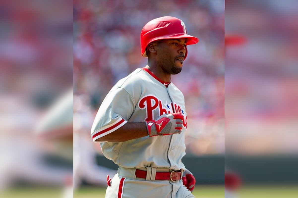 Phillies Legends Jimmy Rollins and Ed Wade Celebrated with Wall of
