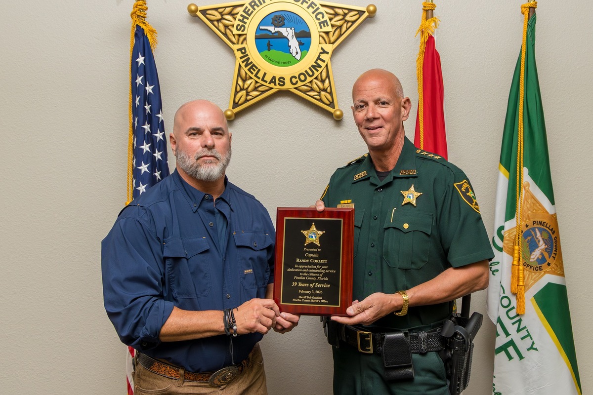 Pinellas County Sheriff's Office Bids Farewell to Captain Randy