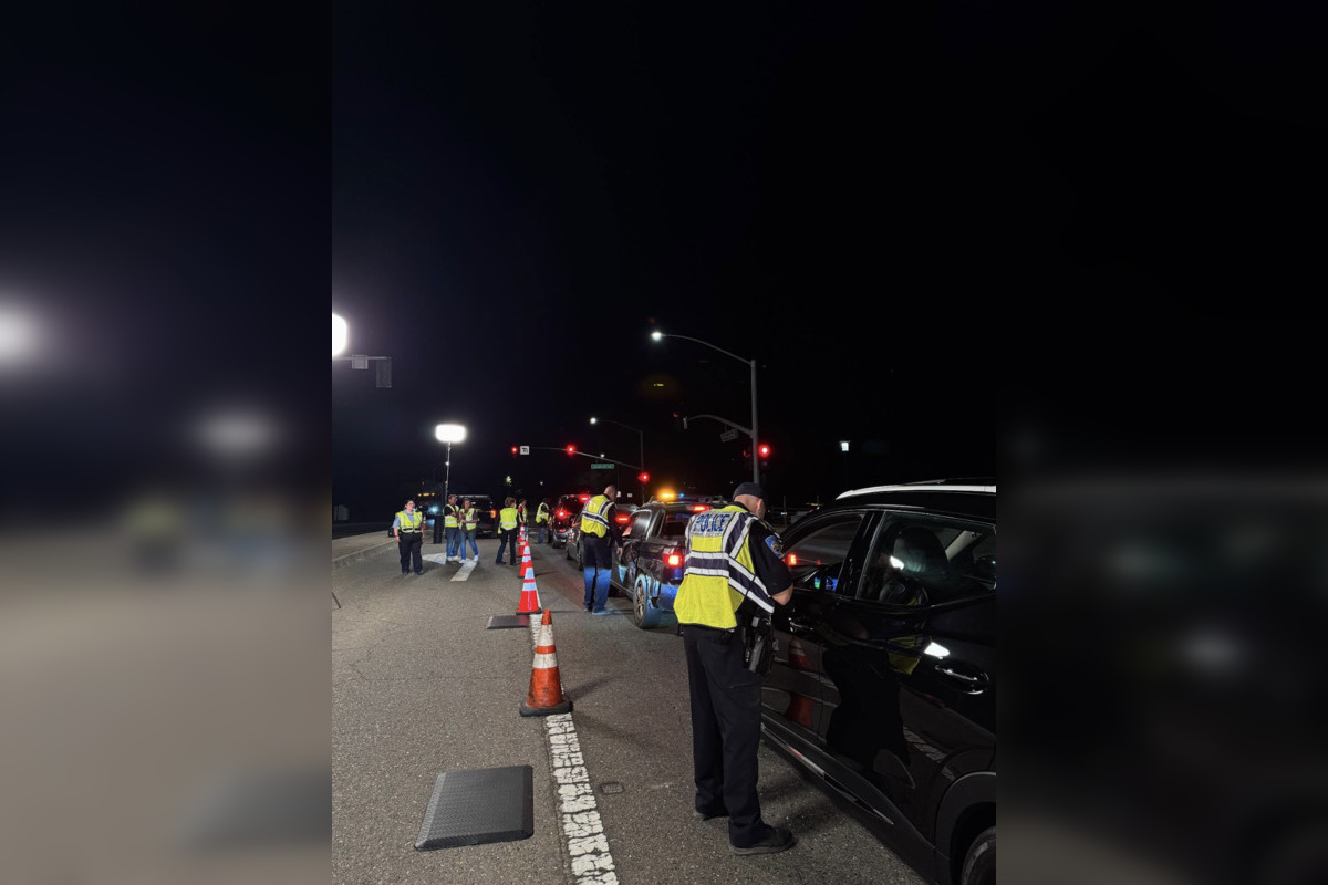 West Sacramento Police Conduct DUI Checkpoint Resulting in Arrest and