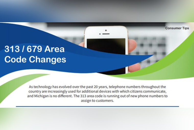 313 Area Code Gains a Partner, Detroit to Adopt 10-Digit Dialing Ahead
