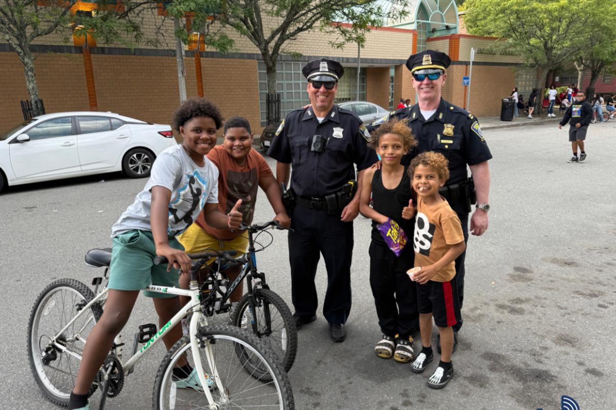 Boston Police Bond with Archdale Village Residents Over Free Ice Cream
