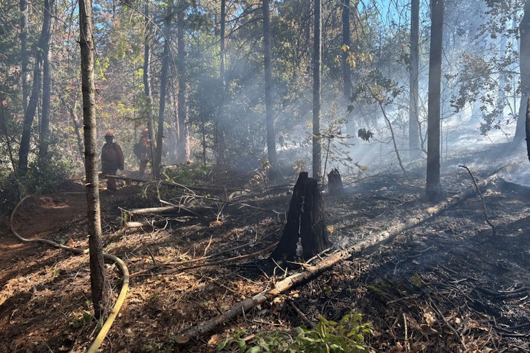 CAL FIRE AEU and Partners Quell Vegetation Fire in El Dorado County,