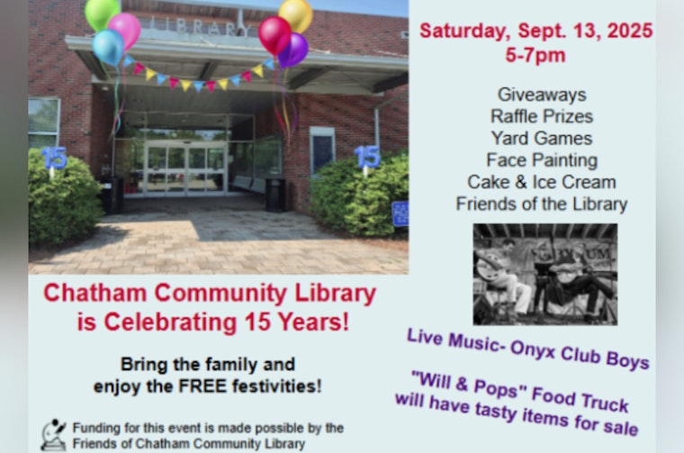 Chatham Community Library Celebrates 15 Years with Family-Friendly