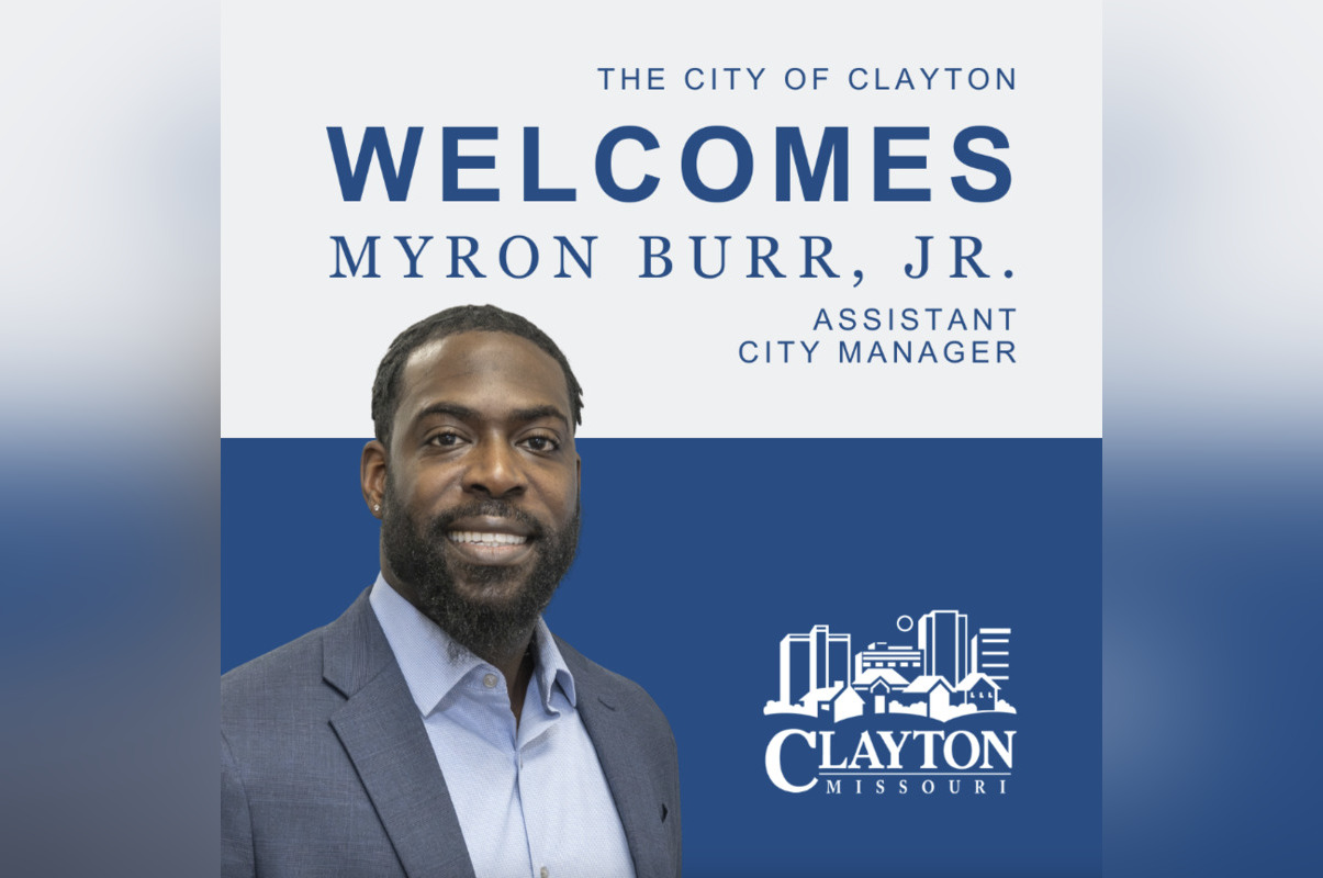 City of Clayton Welcomes Myron Burr, Jr. as New Assistant City Manager