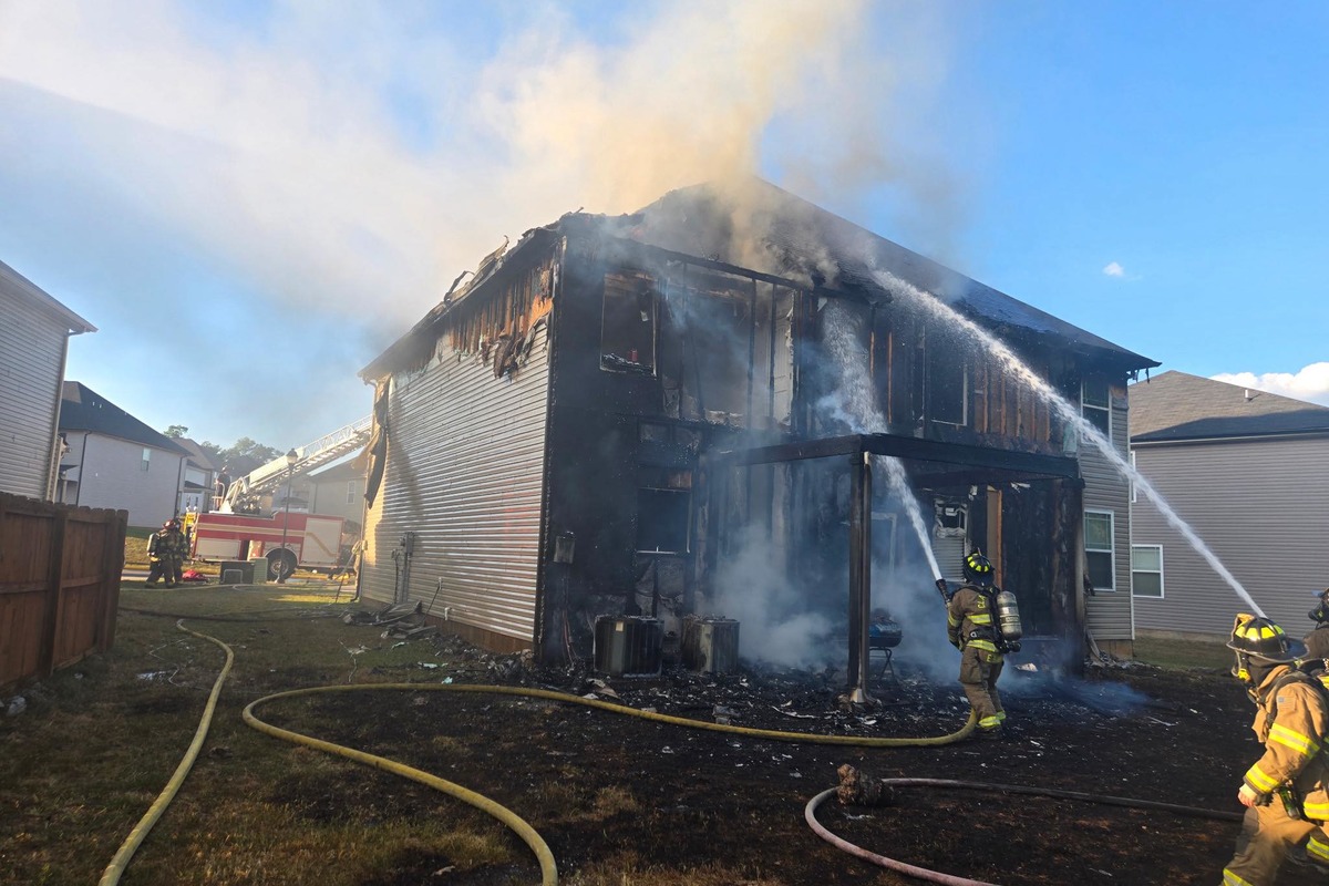 Clarksville Family Safe, House Destroyed in Labor Day Blaze, Cause