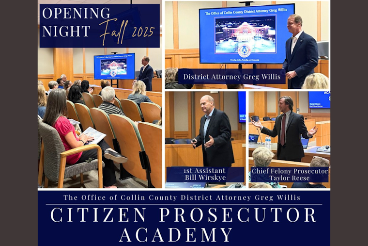 Collin County Launches Citizen Prosecutor Academy to Educate Residents