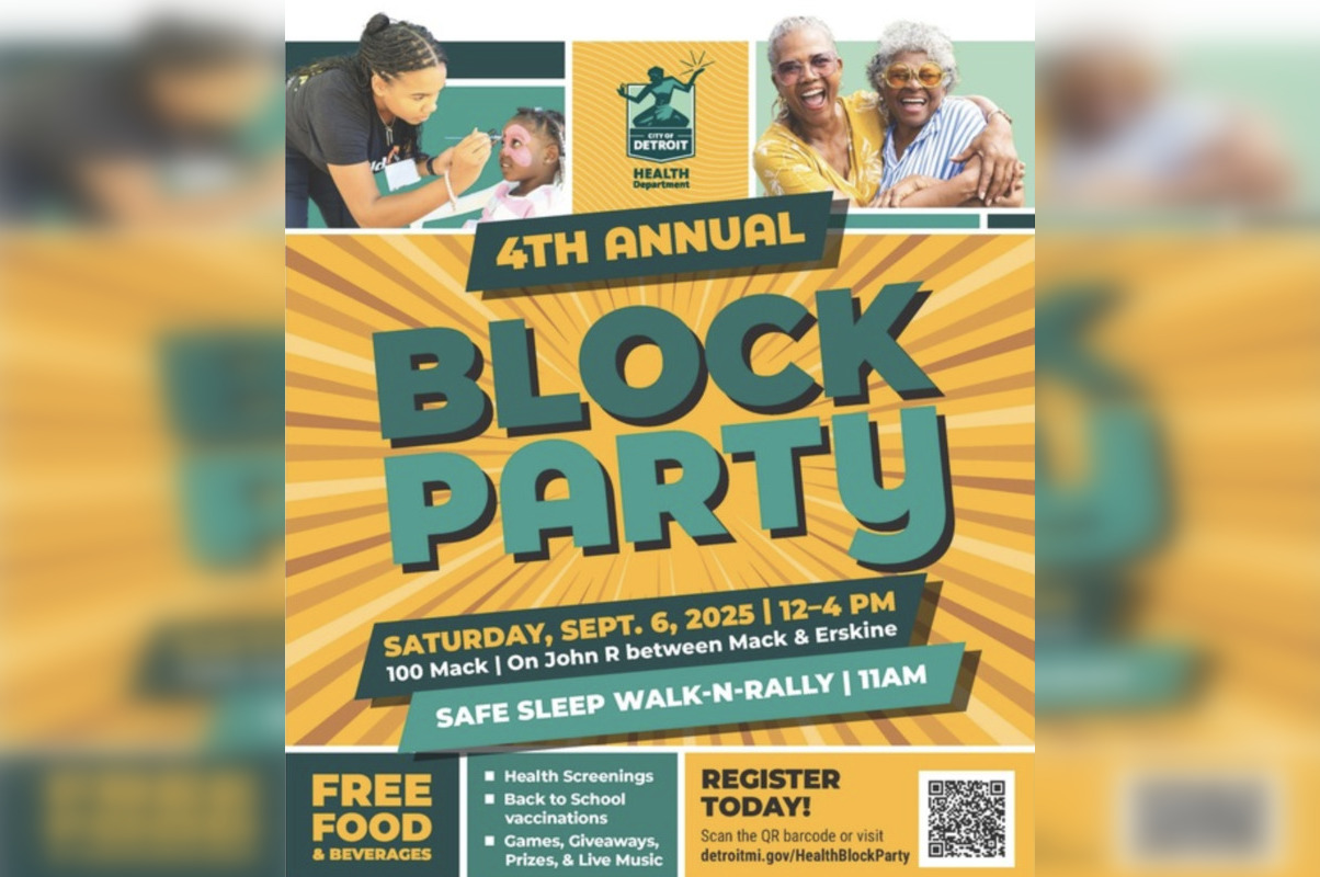 Detroit Health Department Hosts 4th Annual Block Party to Celebrate