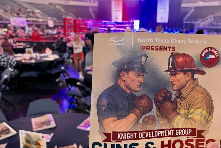 Garland's 24th Annual Guns & Hoses Fight Night Honors Fallen First