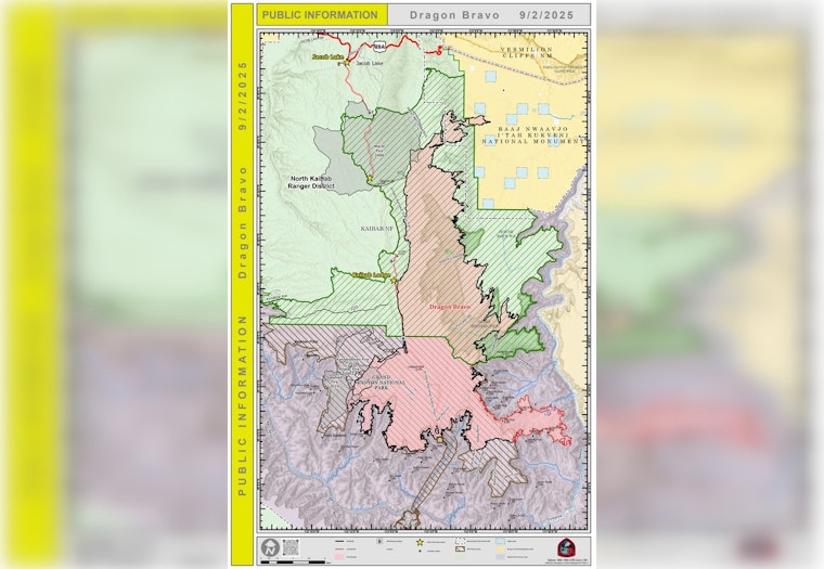 Grand Canyon's Highway 67 Clear of Hazards after Dragon Bravo Fire,