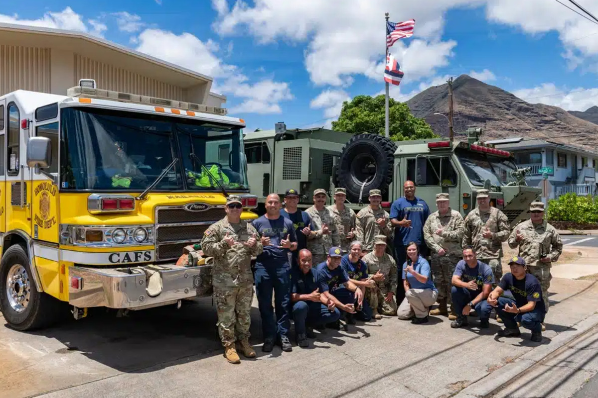 Hawai‘i Army National Guard Partners with Honolulu Fire Department to