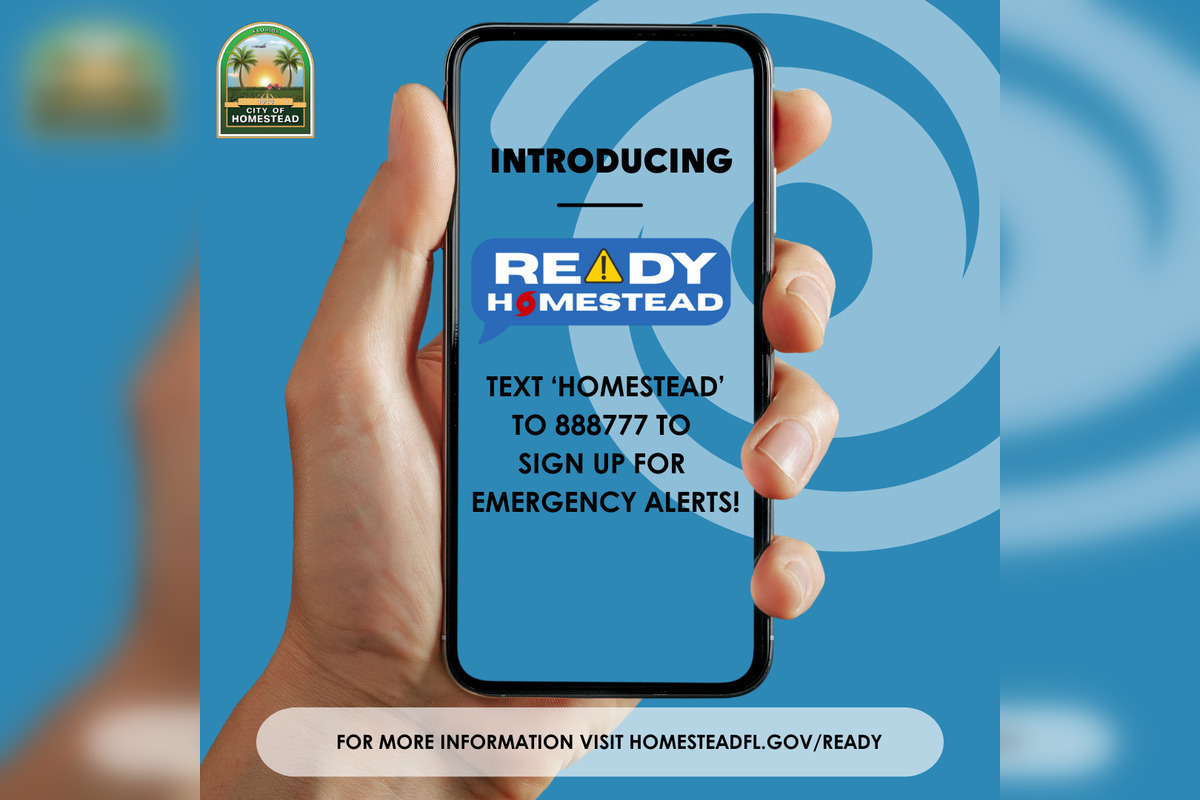 Homestead Launches "Ready Homestead" Emergency Notification System