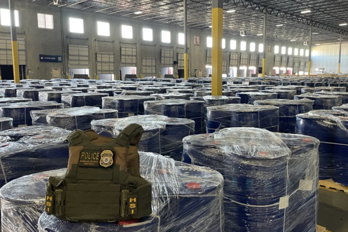 Houston HSI Agents Smash U.S. Record with Mammoth 300-Ton Chemical