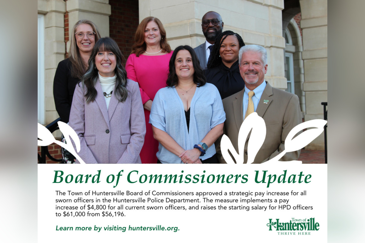 Huntersville Boosts Police Salaries to Enhance Recruitment and