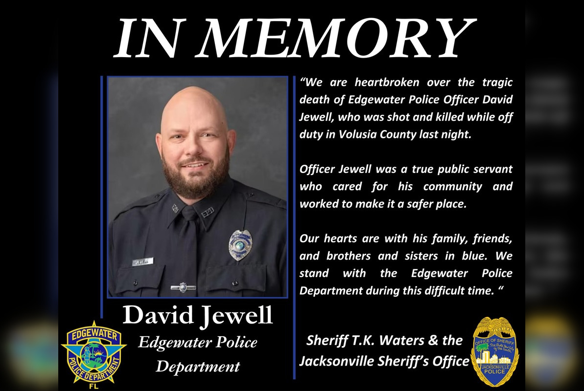 Jacksonville Sheriff's Office Mourns the Loss of Edgewater Officer