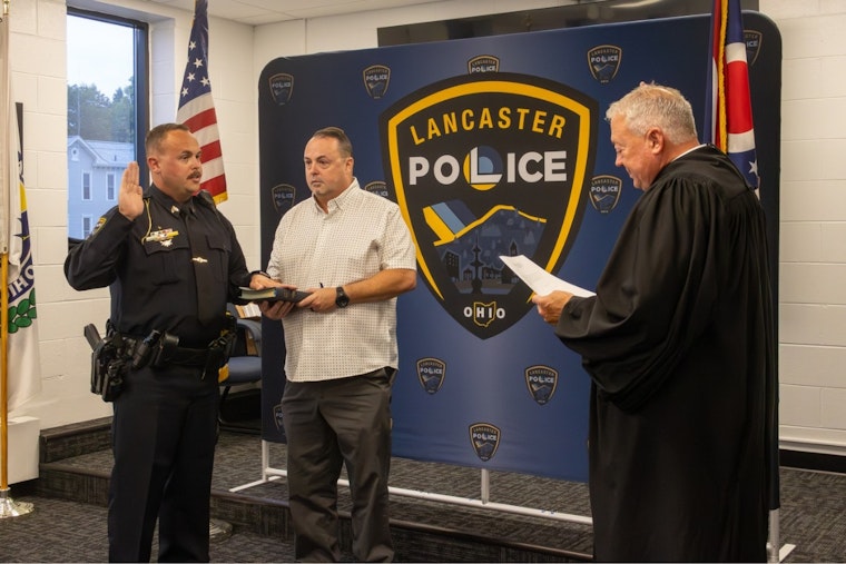 Lancaster Police Department Celebrates Promotion of Officer Luke Ayers