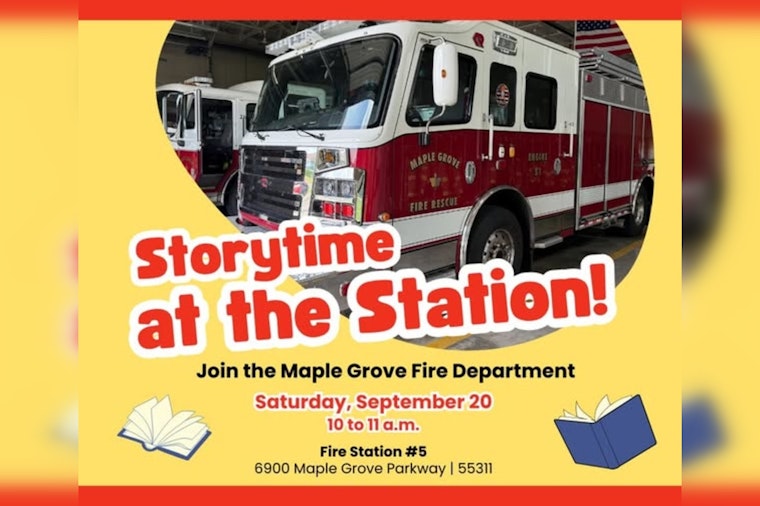 Maple Grove Fire Station 5 Hosts 'Storytime at the Station' for