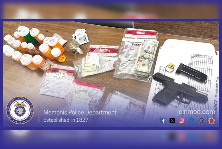 Memphis Multi-Agency Gang Unit Apprehends Felon with Drugs and