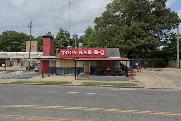 Memphis's Tops Bar-B-Q on Rhodes Avenue Faces Second Fire This Year as