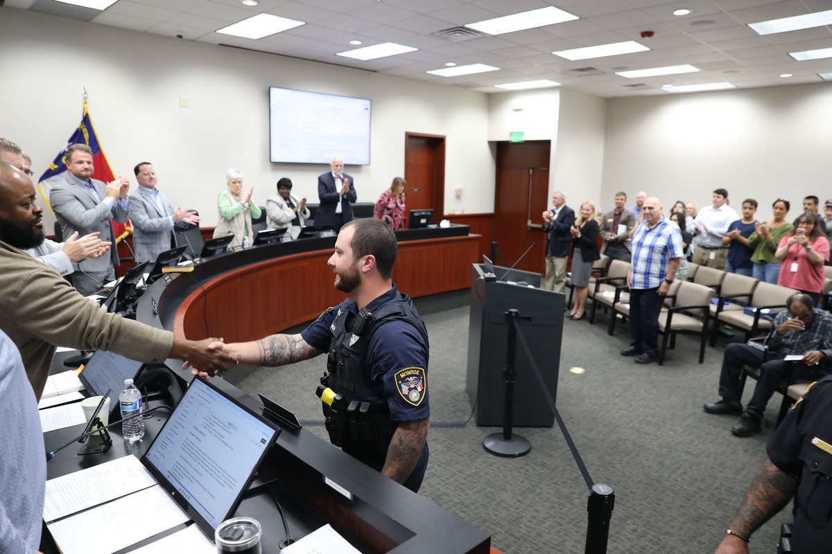 Monroe Police Officers Hailed for Life Saving Heroism as City