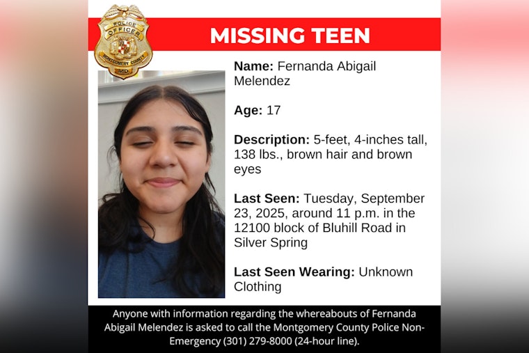 Montgomery County Police Seek Public Help to Find Missing Teen