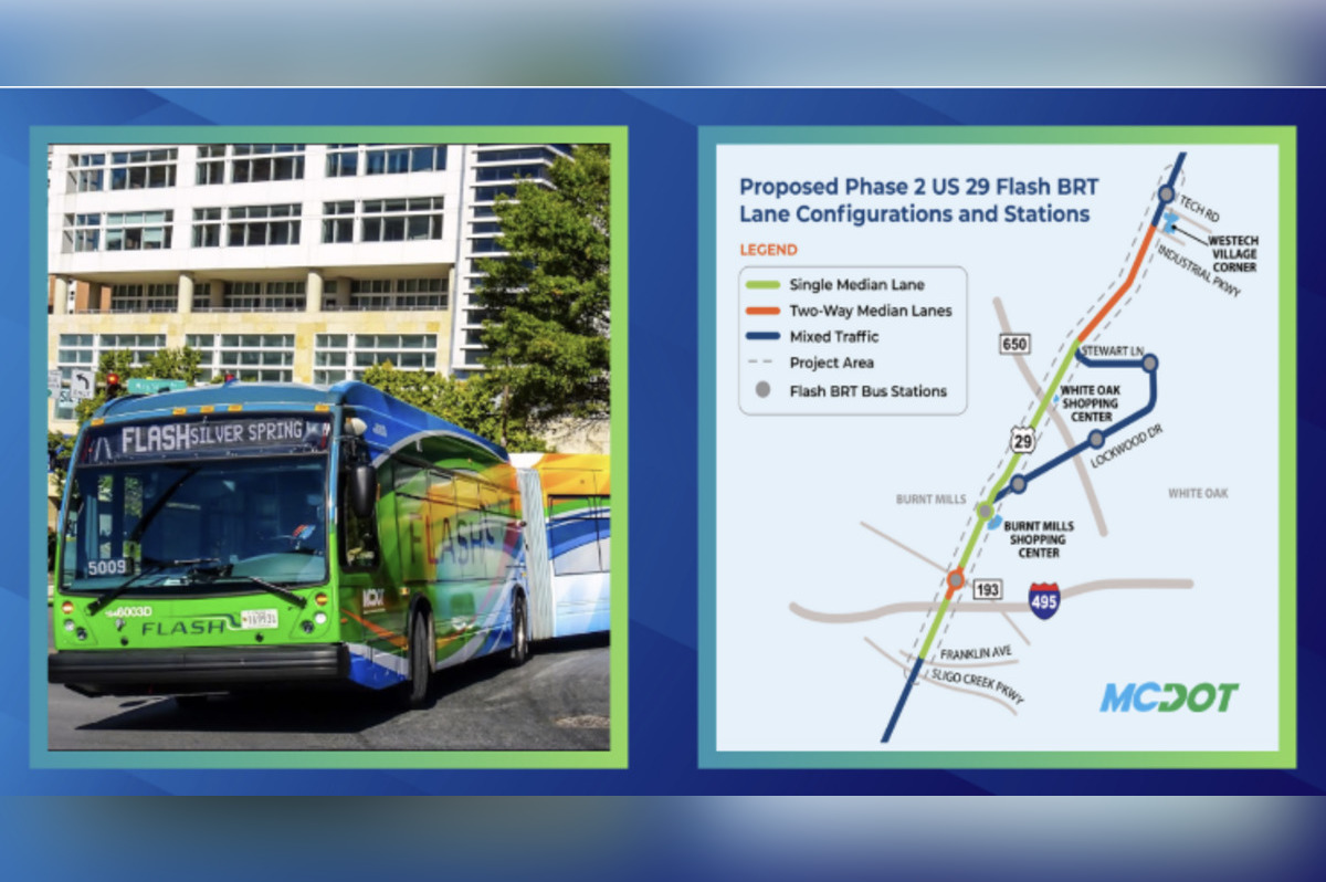 Montgomery County to Host Public Meeting on US 29 Flash BRT Expansion