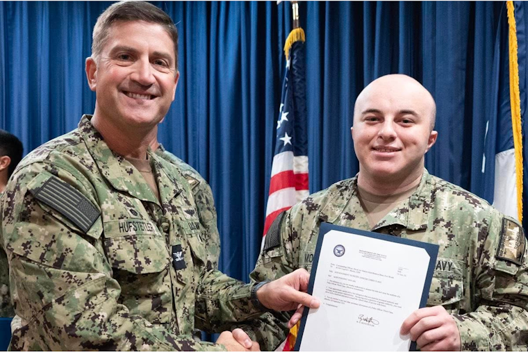 NAS JRB Fort Worth Salutes Sailors for Exceptional Service and