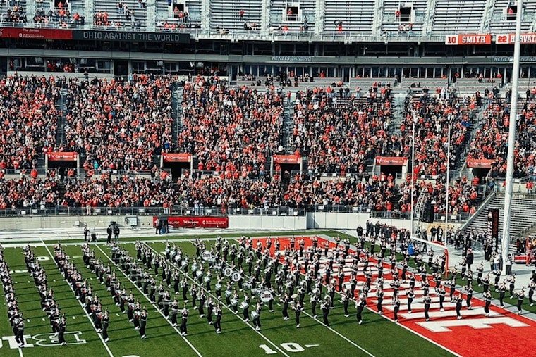 Ohio State Marching Band's Halftime Show Relives National Championship