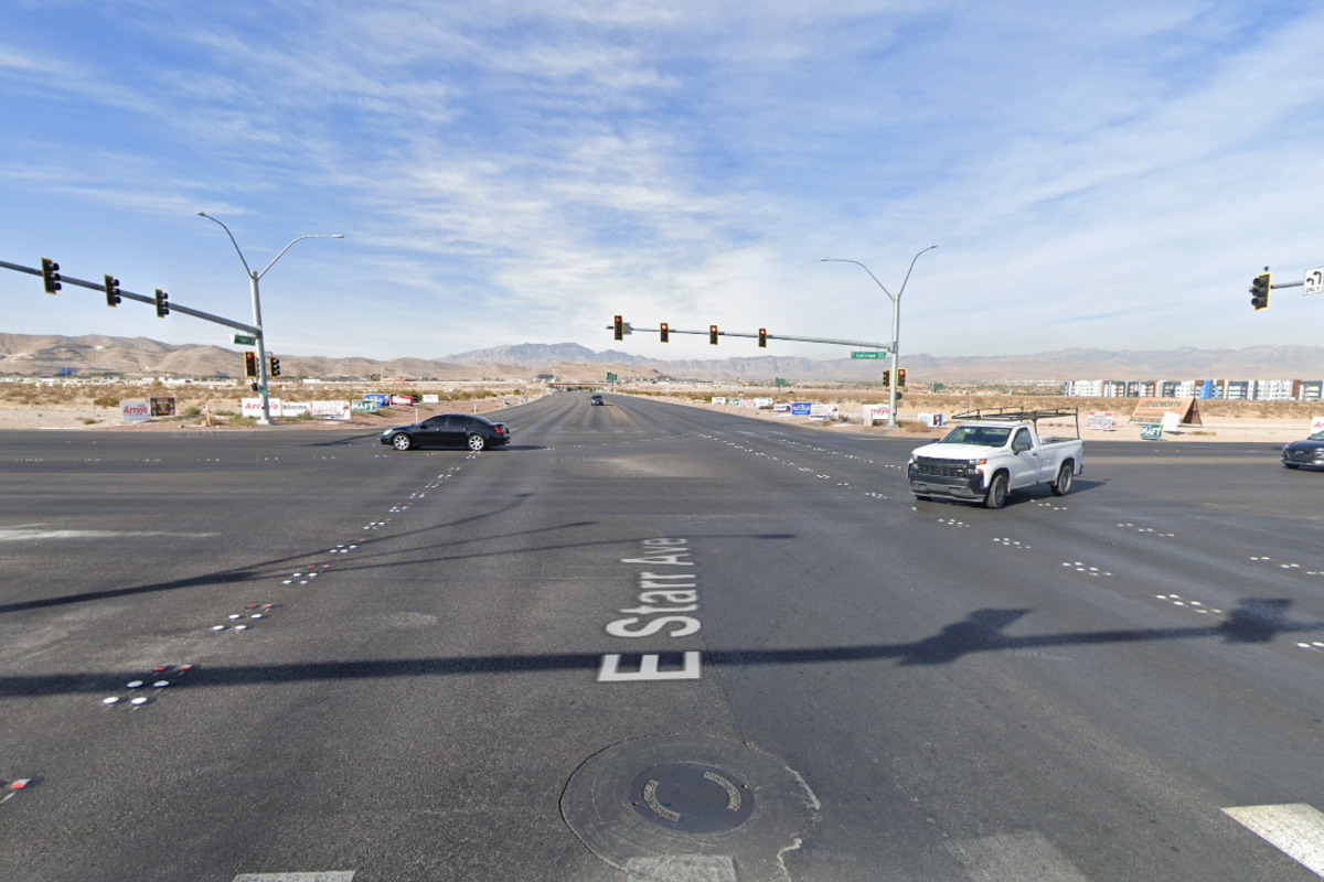 One Dead in Two-Vehicle Collision at Busy South Las Vegas Intersection