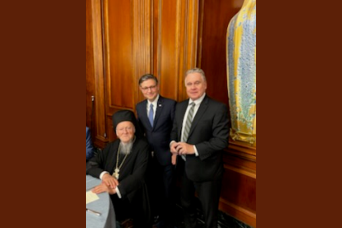 Rep. Chris Smith Meets Ecumenical Patriarch Bartholomew in Washington