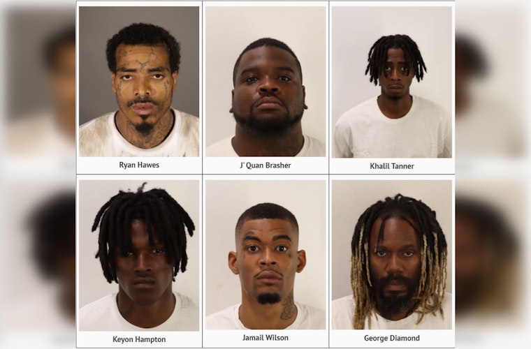 Six Men Arrested in Multi-County Jewelry Store Smash-and-Grab Spree in