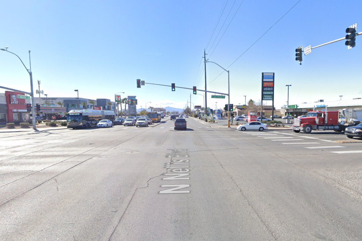 Suspected DUI Crash at Nellis and Lake Mead Boulevard Intersection
