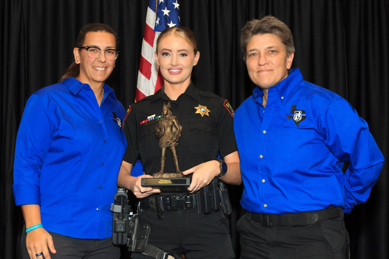 Tarrant County Honors Deputy Haley Drew with Tiny Miller Award for