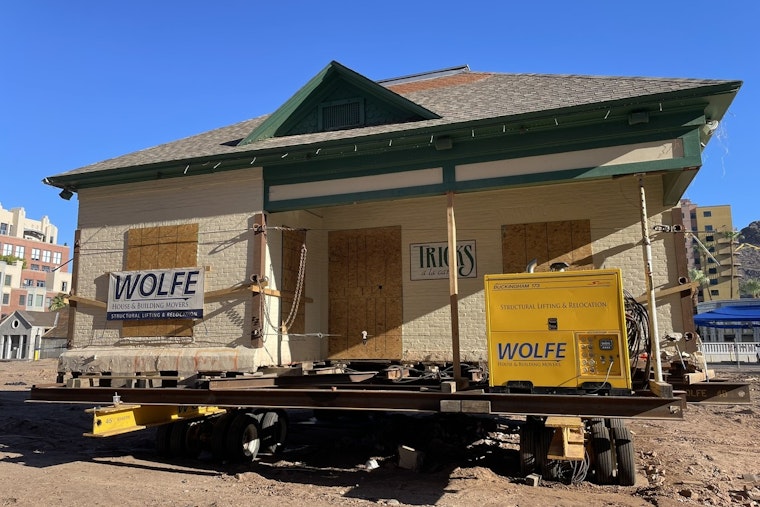 Tempe's Historic Harry Walker House Relocated to New Home by City Hall
