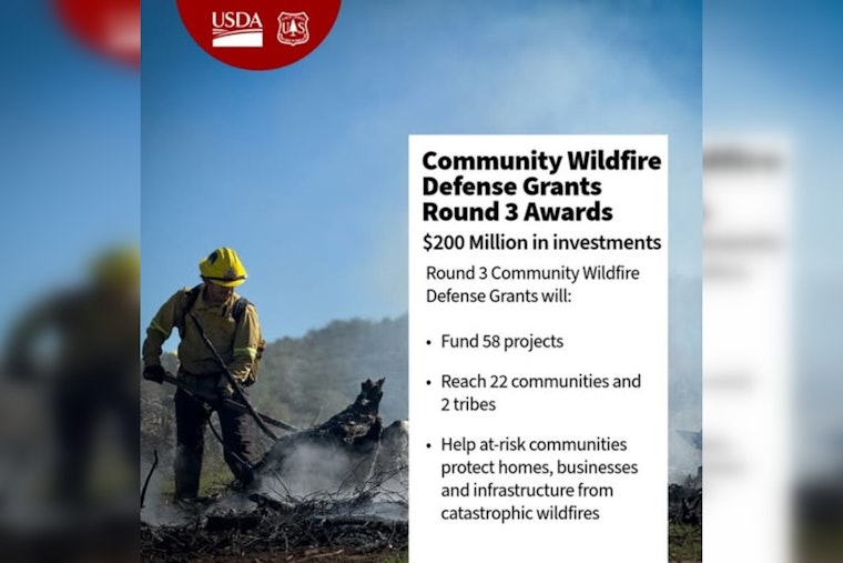 USDA Announces $200 Million Investment in Wildfire Defense, Aiding