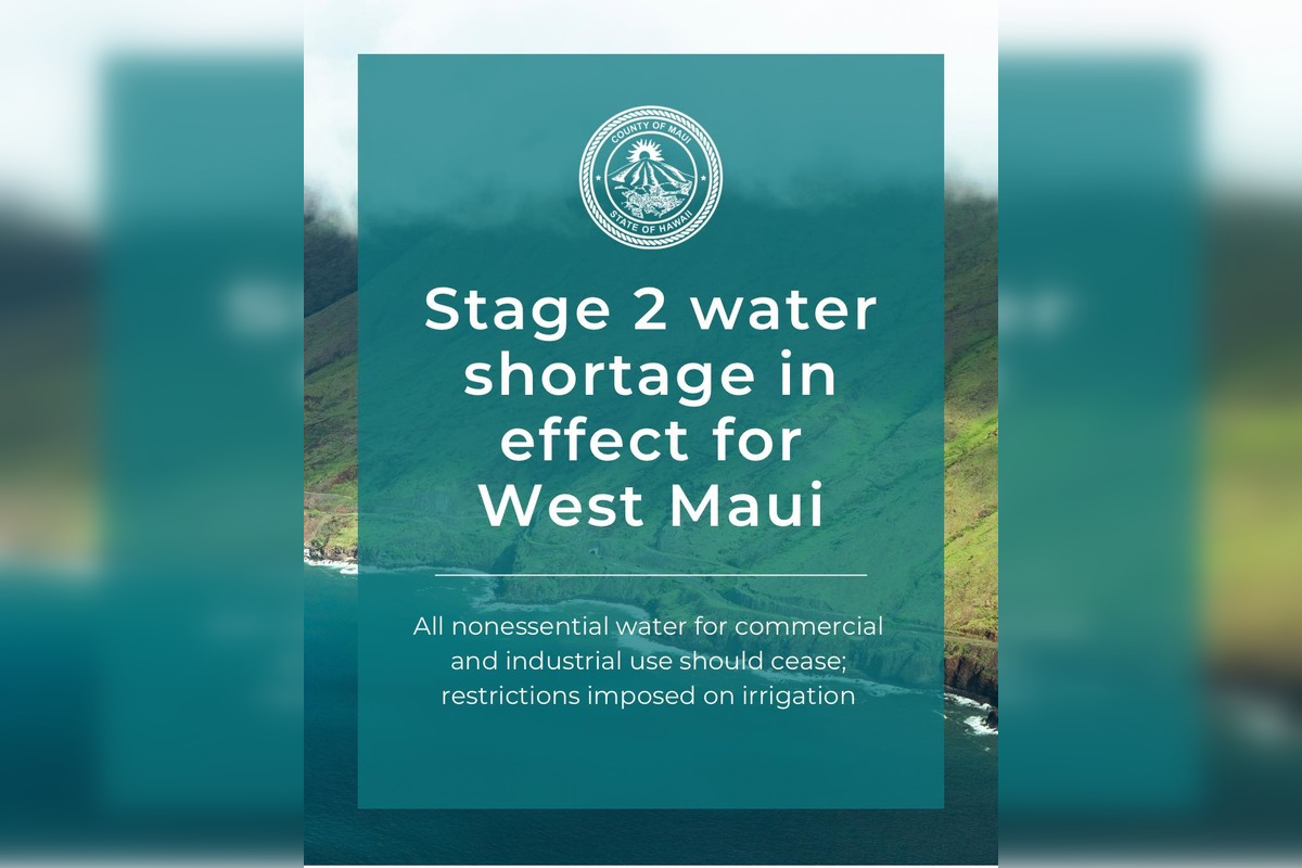West Maui Escalates to Stage 2 Water Shortage as Strict Restrictions
