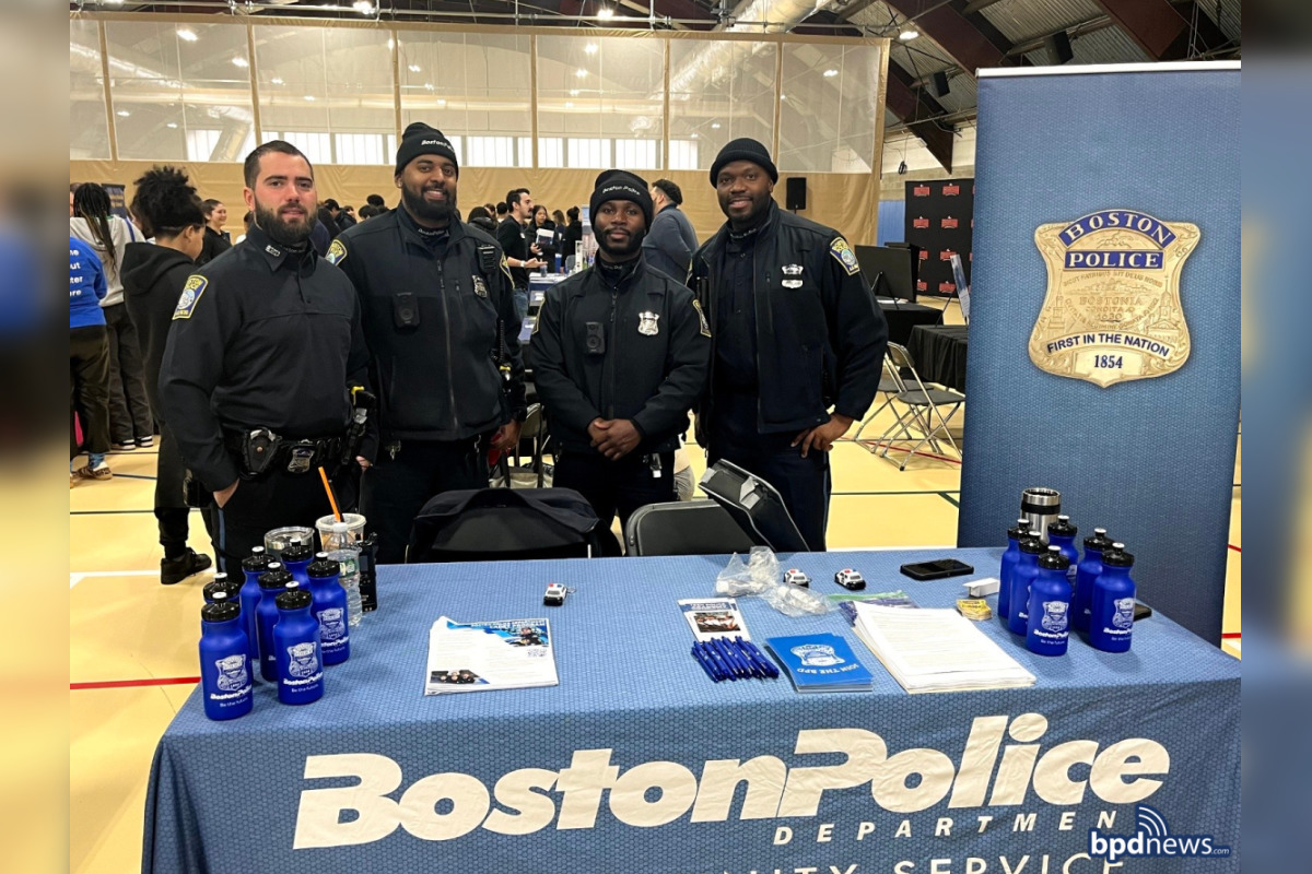 Boston Police Engage with Youth at Annual MLK Jr. College and Career