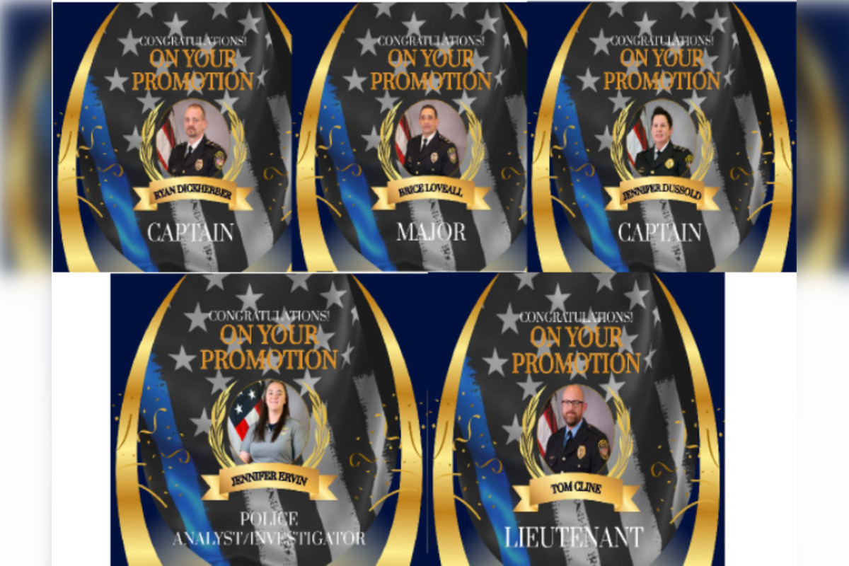 Bridgeton Police Department Promotes Officers to Strengthen Command