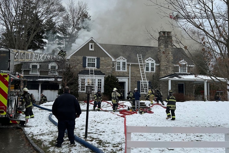 Bryn Mawr Garage Fire Sparks Rapid Response from Multiple Fire