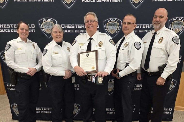 Chesterfield Salutes Lt. Chris Connelly Upon His Retirement After 44