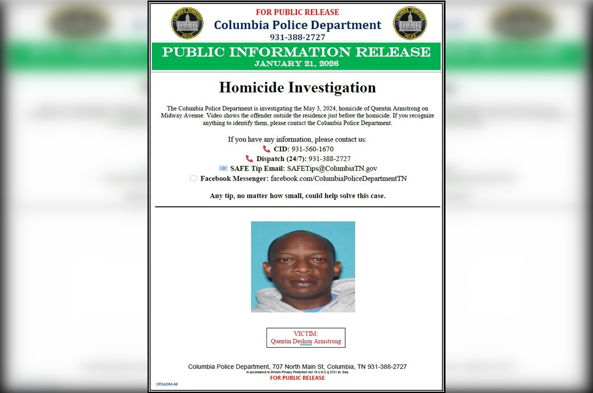 Columbia Police Seek Public Help in Quentin Armstrong Murder