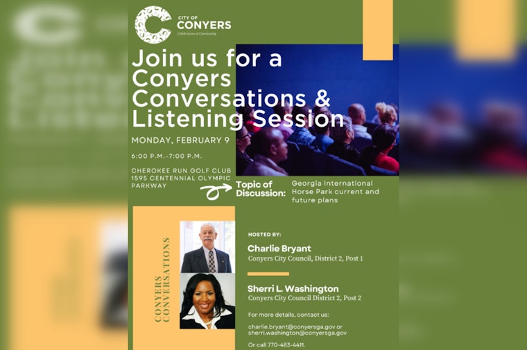 Conyers Launches "Conyers Conversations" Initiative to Boost Civic