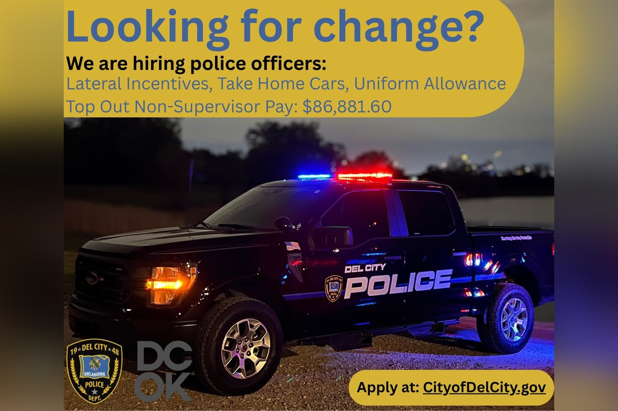 Del City Police Department Seeks New Recruits with Social Media Pitch