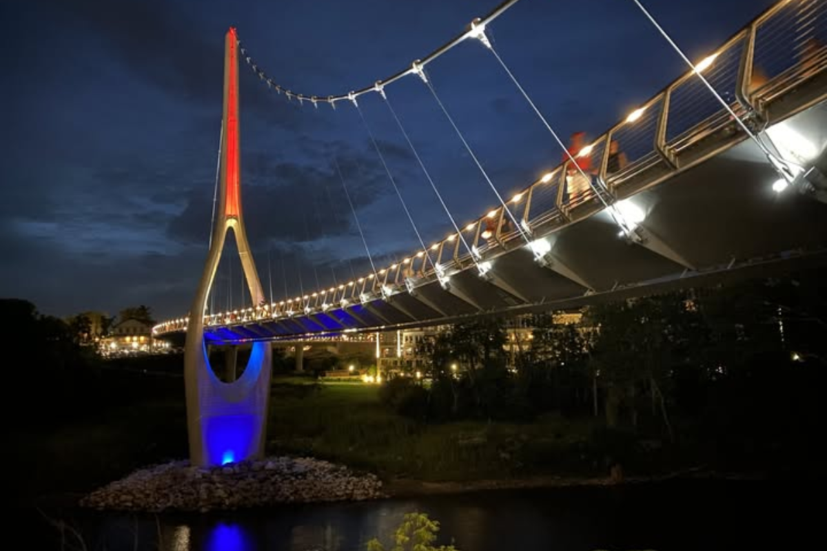 Dublin, Ohio Honors Martin Luther King Jr. with Patriotic Light