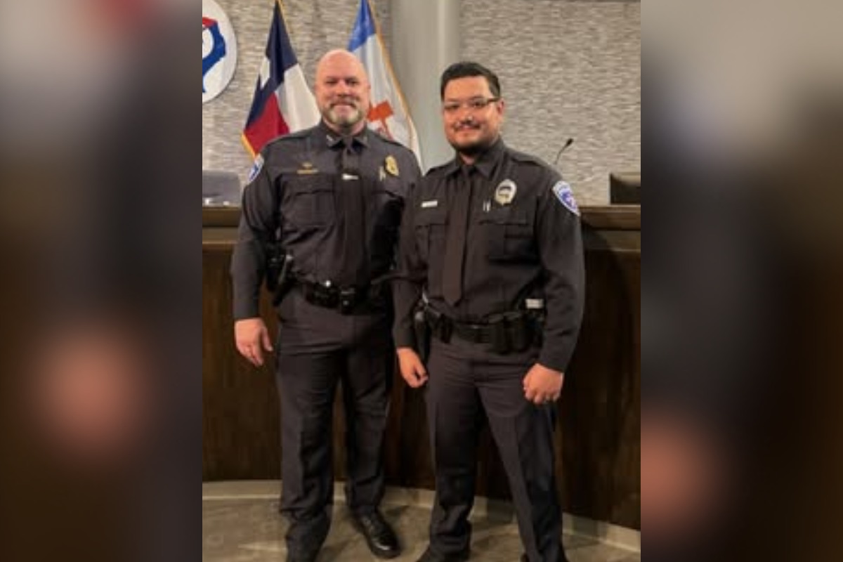 Duncanville Police Department Welcomes Officer Escudero in Ceremonial