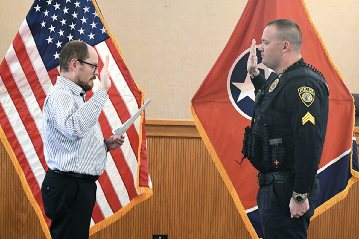 Elizabethton Police Department Promotes Eric Norman to Sergeant,