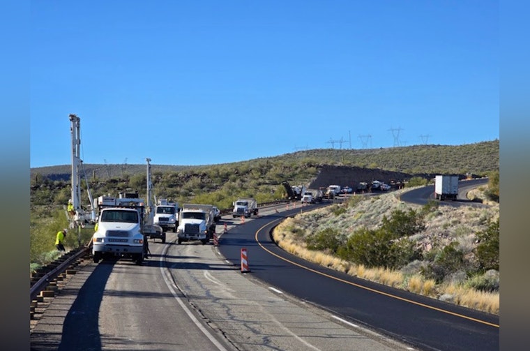 Expect Delays, US 93 Paving Begins Monday North of Wickenburg with