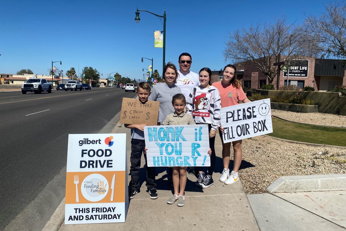 Gilbert Rallies for Annual Food Drive to Combat Hunger in Local