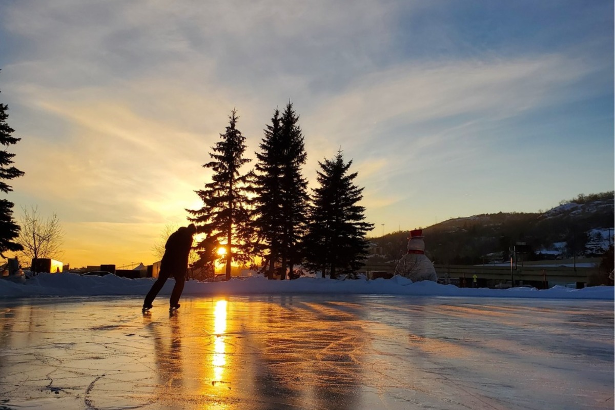 Gliding Into Fun: Duluth's Bayfront Warming House and Ice Skating Rink